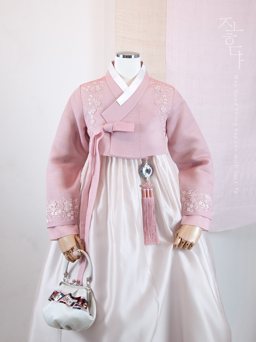 Dalbit Sori Female Hanbok in Pink – Joteta Korean Online Shop