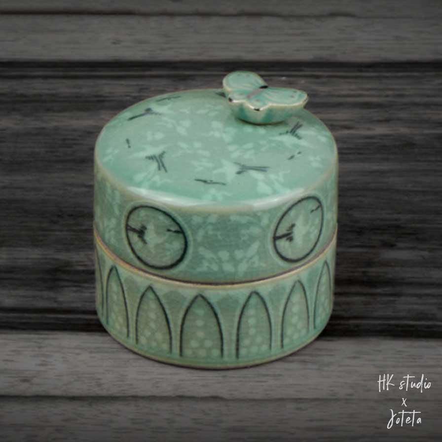 Korean Traditional Green Custom Music Jewlery Box – Joteta Korean ...